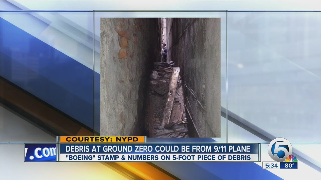 Debris at Ground Zero could be from 9/11 plane - YouTube