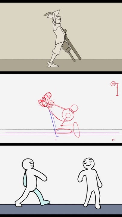 2D Animated Walk Cycles! - YouTube