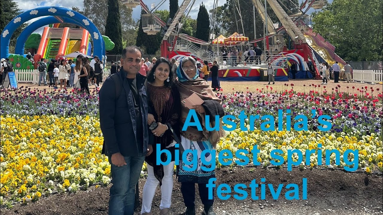 Australia’s biggest spring festival || Flower festivals in Canberra ...