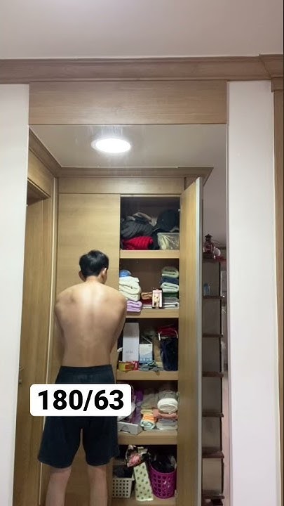 180cm 63kg 멸치의 등 (7) - YouTube