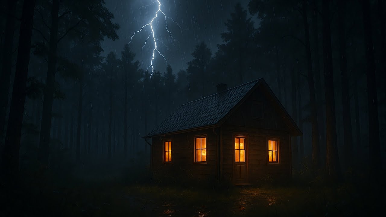 Night Storm to Fall Asleep Instantly, Sleep Fast | Heavy Hurricane Rain ...