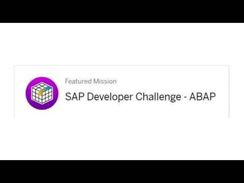 SAP Developer Code Challenge – Open Source ABAP! 2023 - YouTube