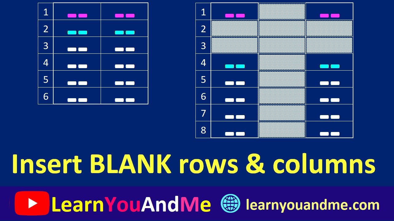 Insert Multiple Rows In Excel Insert Blank Rows And Columns In Excel insert-multiple-rows-in-excel-insert-blank-rows-and-columns-in-excel