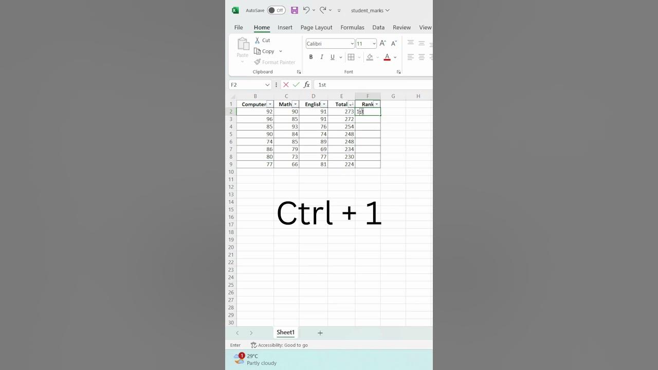 How to use subscript and superscript in excel #shorts #excel - YouTube
