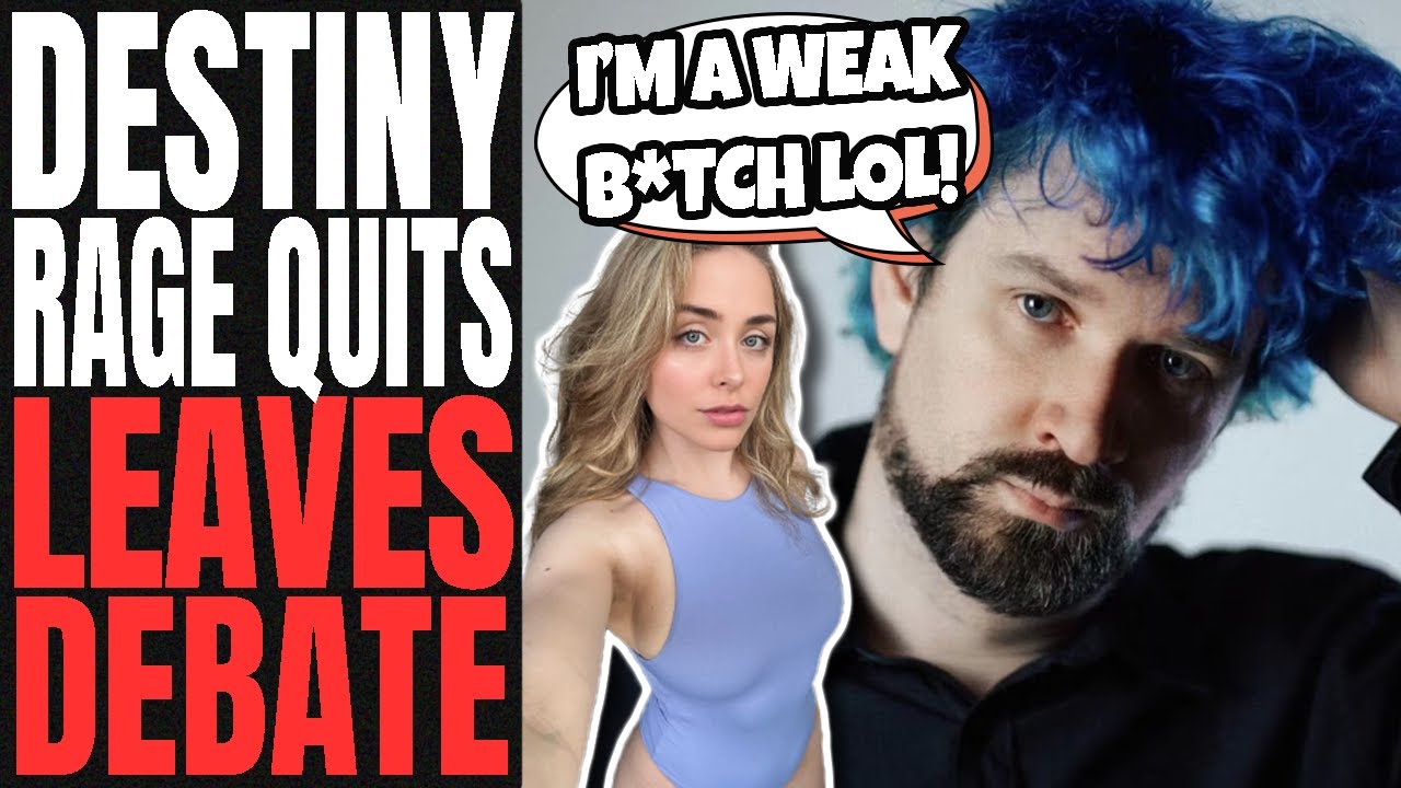 Woke Streamer Destiny RAGE QUITS DEBATE | Rob Noerr DESTROYS Creator ...