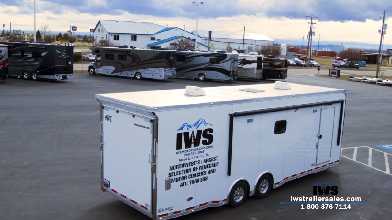 IWS Trailer Sales - Stock #5550 ATC Quest CH405 Racing Trailer - YouTube