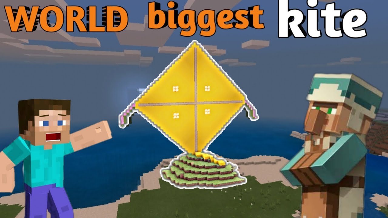 MAKING BIG KITE IN MINECRAFT || HAPPY makar sankarantri || IAH GAMING ...