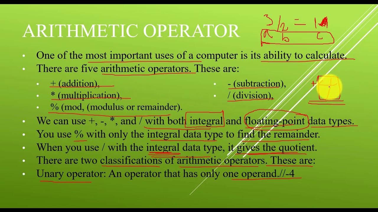 Lecture 17 C++ Arithmetic Operator - YouTube