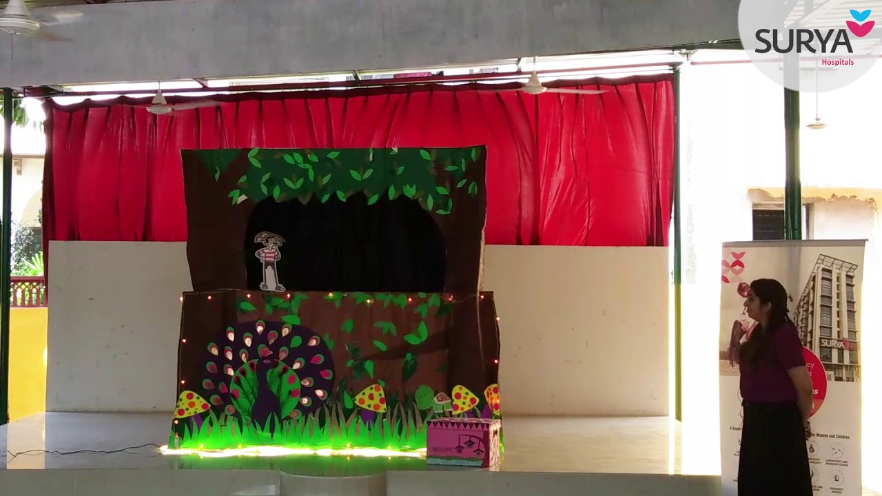 Puppet Show - Kids Activity Program By Surya Hospitals Jaipur - YouTube