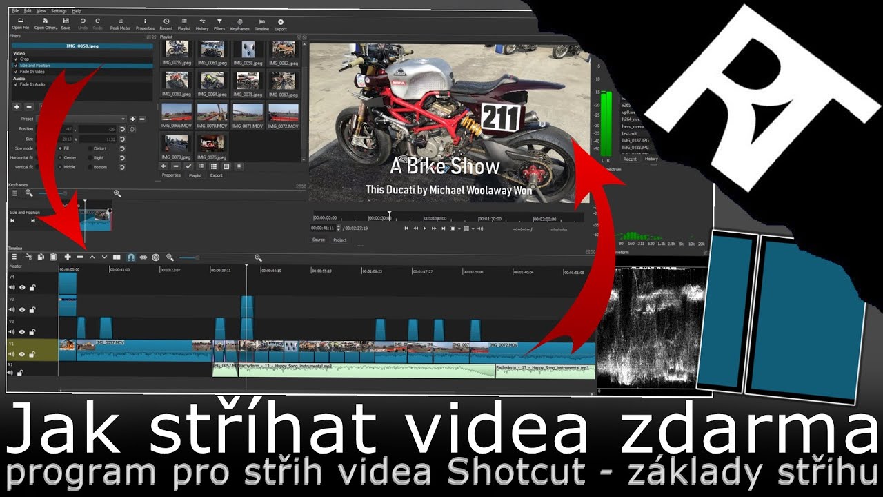 Jak stříhat video ZDARMA - Shotcut program pro střih videa - editovat ...