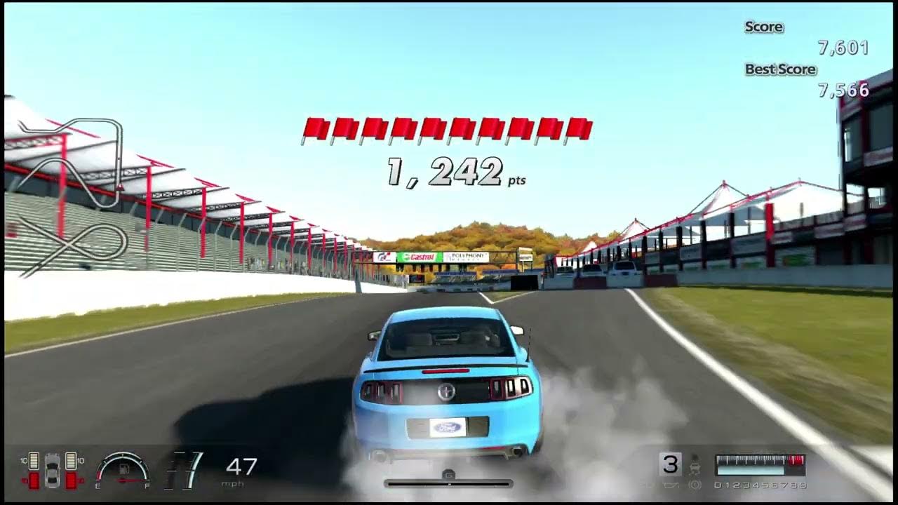 Gran Turismo 6 Drifting on PS3 slim! Ford Mustang Boss 302 '13//Autumn Ring Reverse//13,431 ...