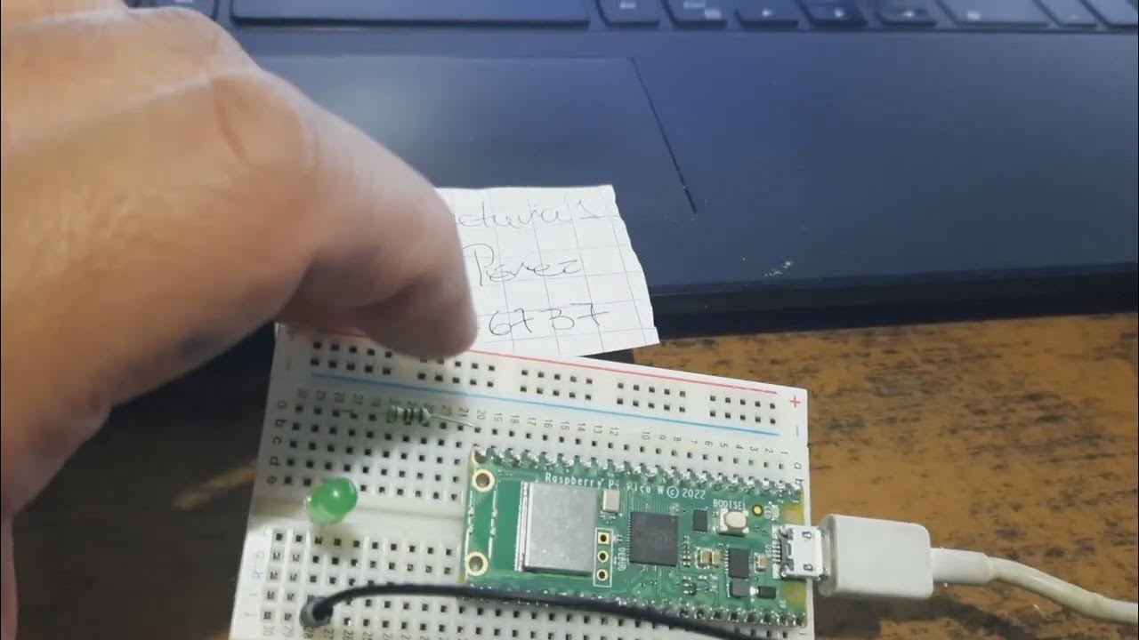 PRACTICA 1: ENCENDER UN LED CON RASPBERRY PI PICO W - YouTube