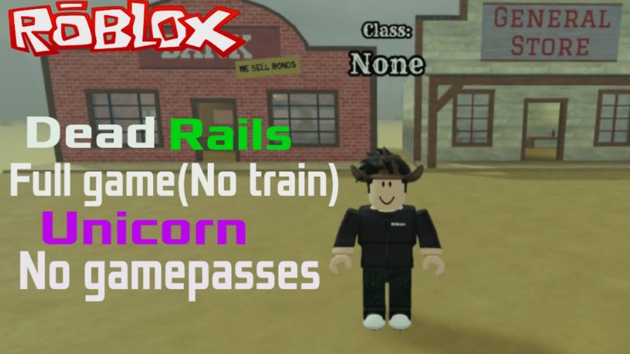 Roblox Journeys: Dead Rails Full game without a train(no gamepasses ...