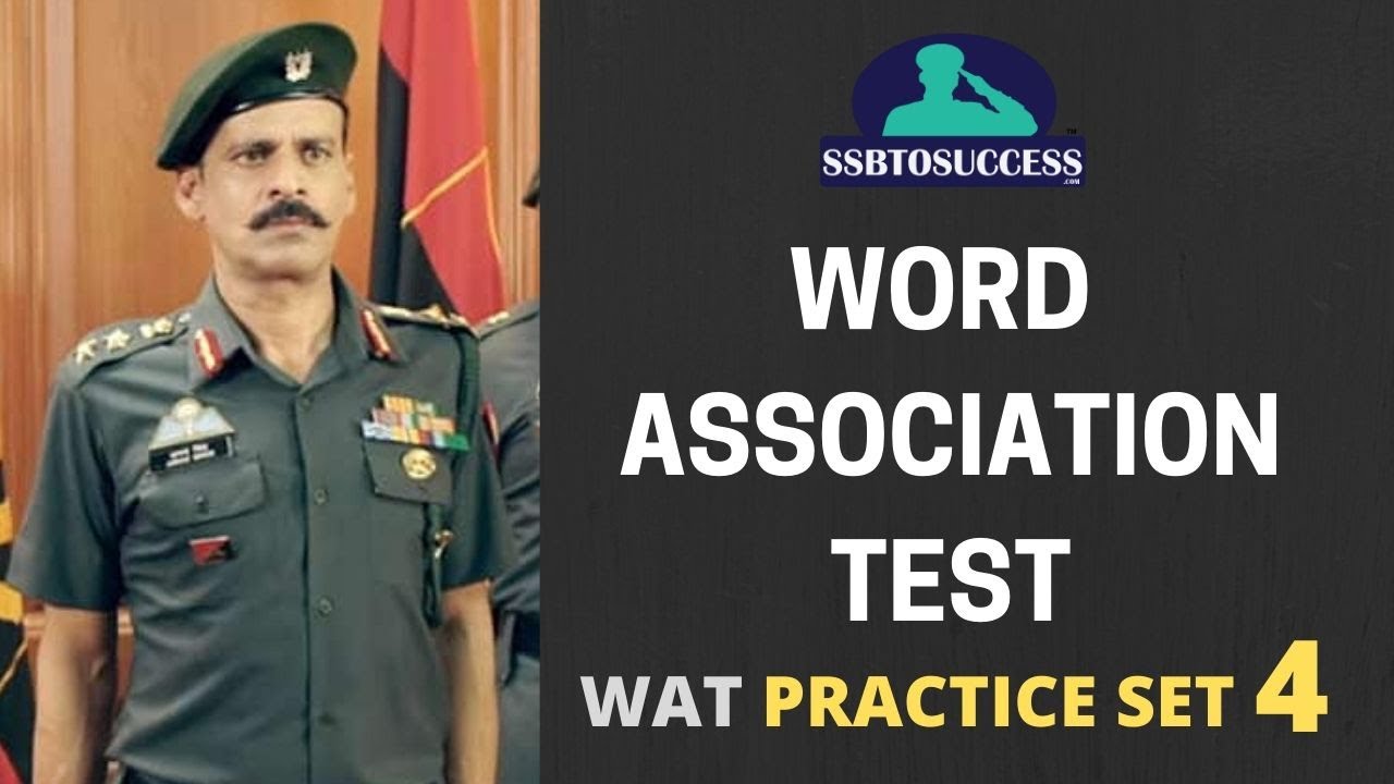 Word Association Test in SSB: WAT Practice Set 4 - YouTube