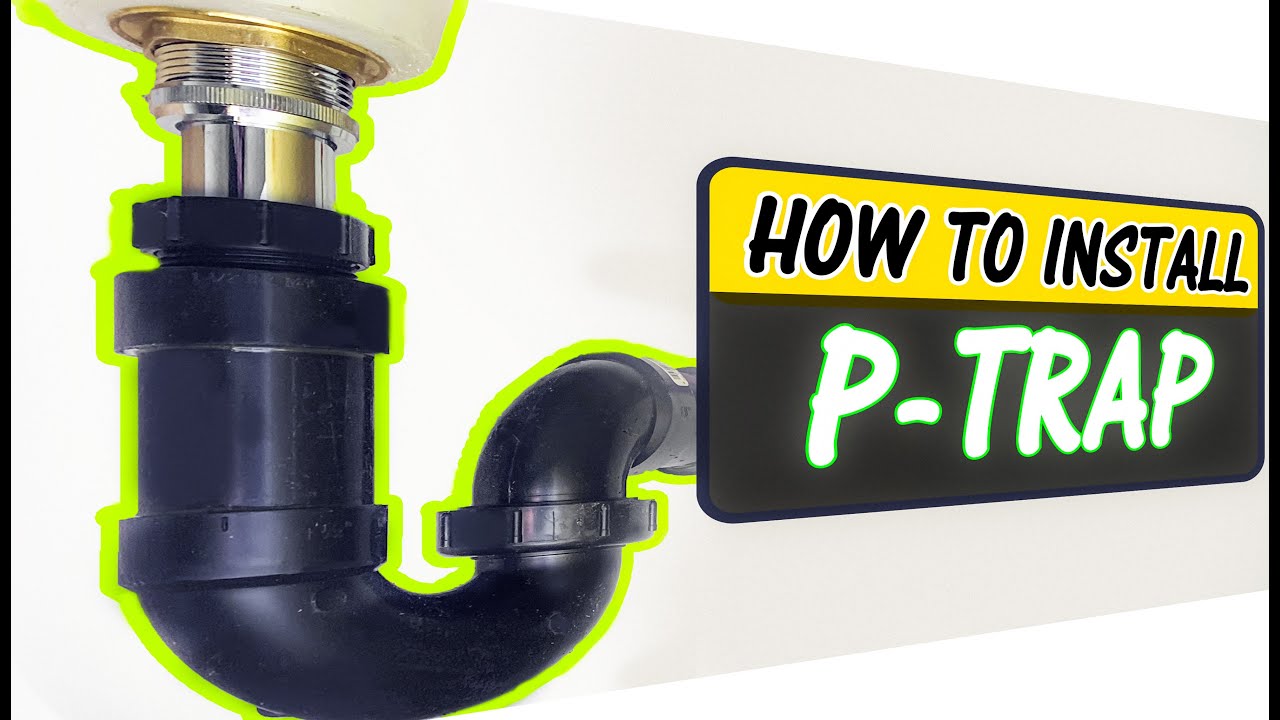 P-Trap Installation: How to Install Bathroom Sink P-trap - 2022 - YouTube