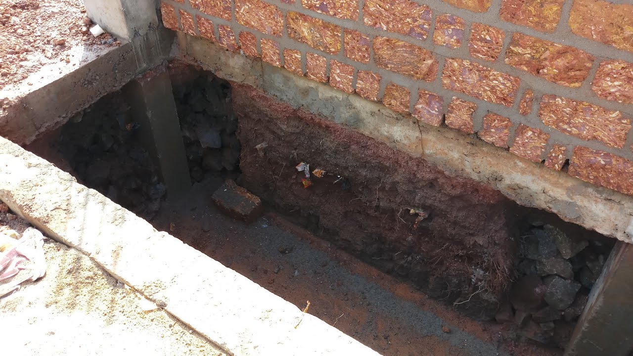 Septic tank length breadth and depth height with beam - YouTube