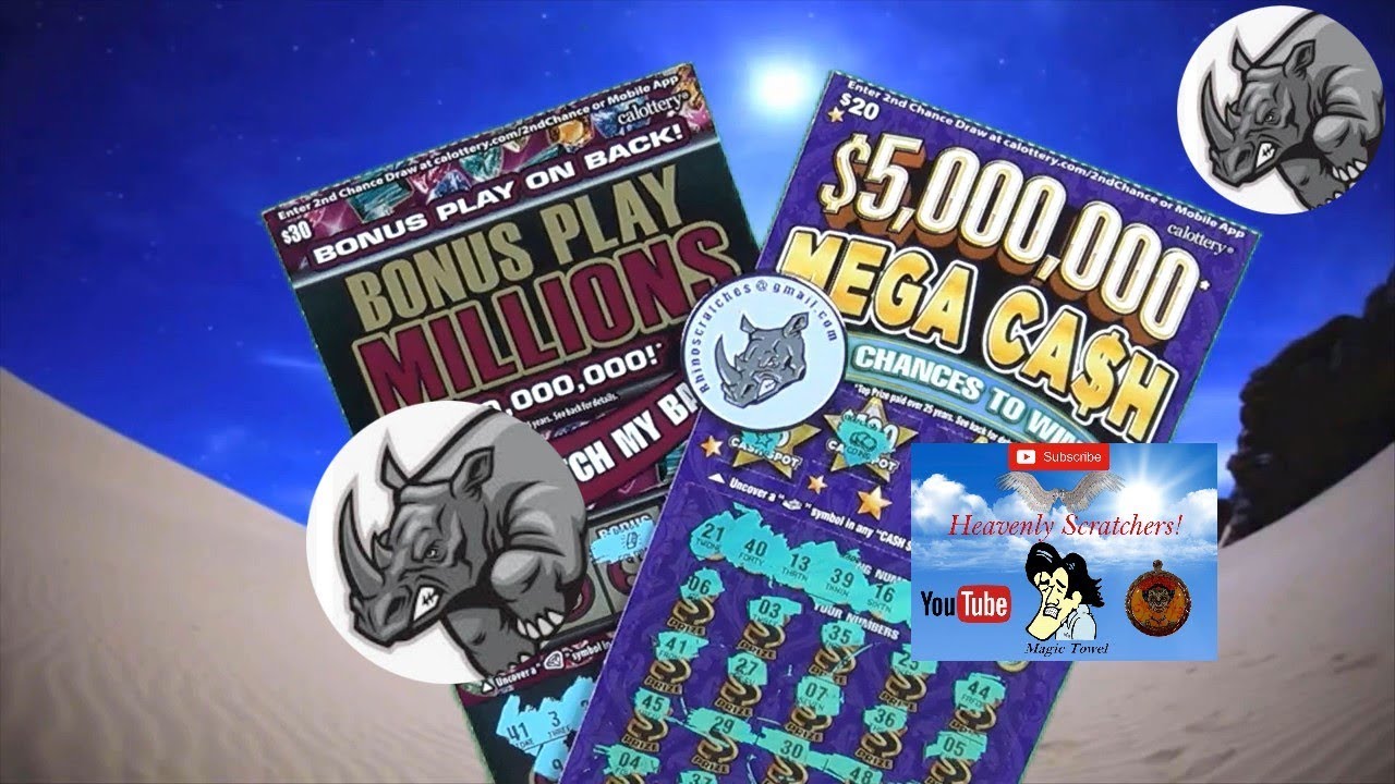 WINNING Scratchers with rhino scratches - YouTube