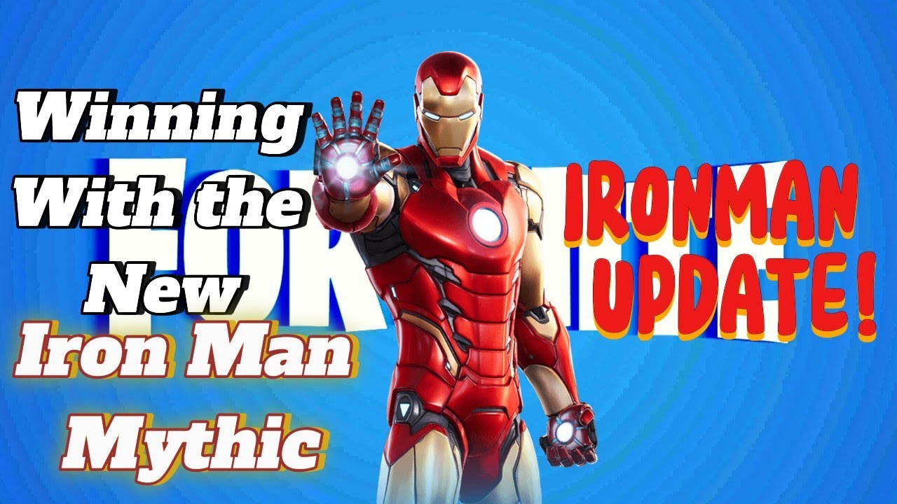 Winning In Fortnite With the New Iron Man Mythic - YouTube
