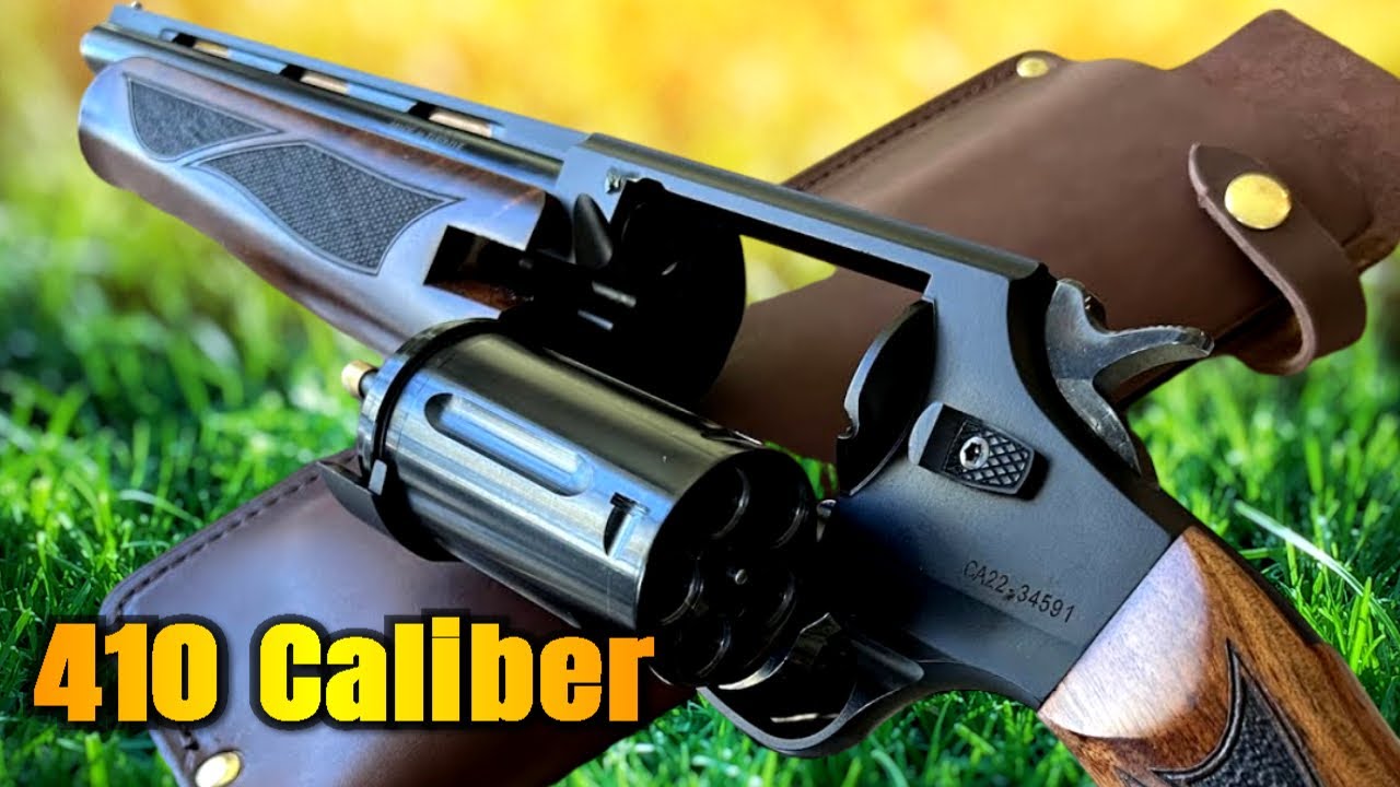 Testing the 410 SHOTGUN REVOLVER in ACTION. - YouTube