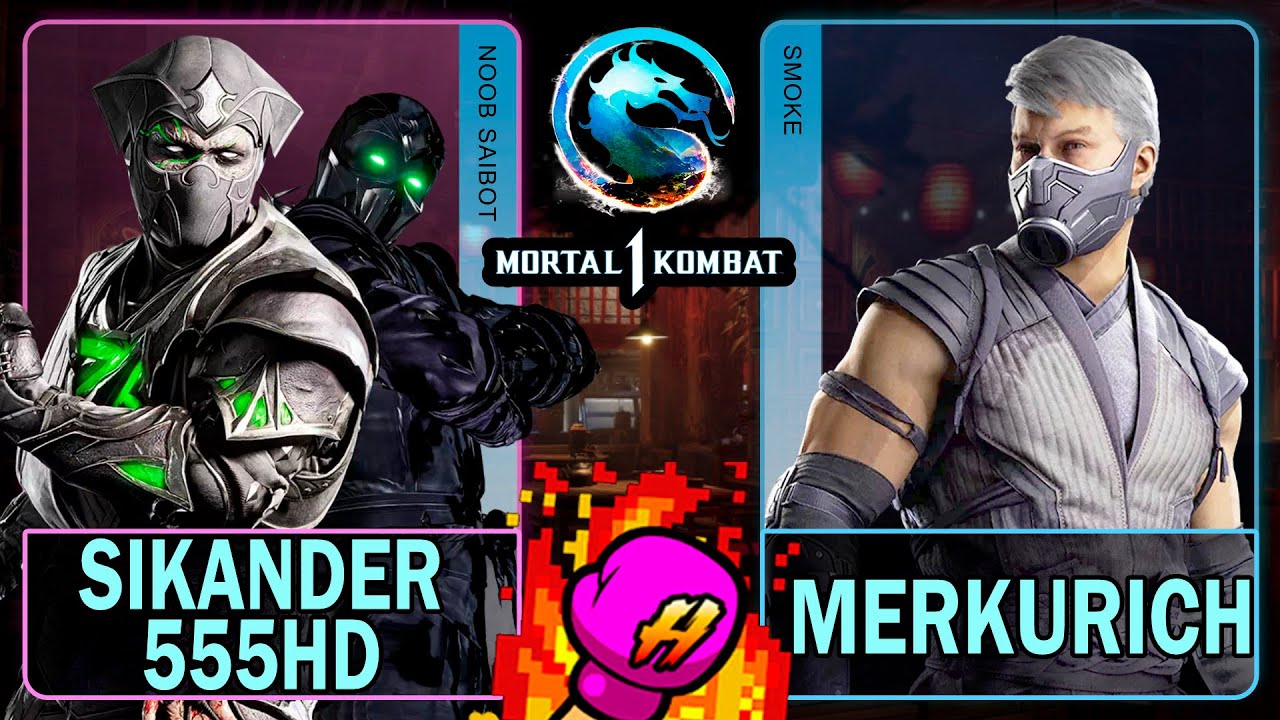 MK1 Sikander555HD (NOOB SAIBOT) VS Merkurich (SMOK🥊Mortal Kombat 1🥊4K ...