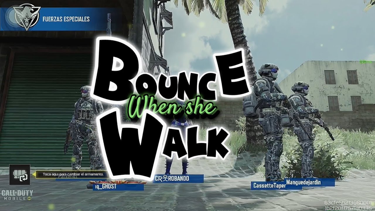 Bounce when she Walk🍀| EDIT COD Mobile SNIPER 🔫 - YouTube