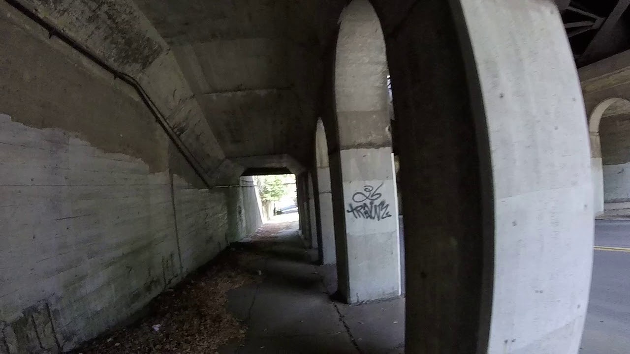 East on Forge St. under First Bridge. - YouTube