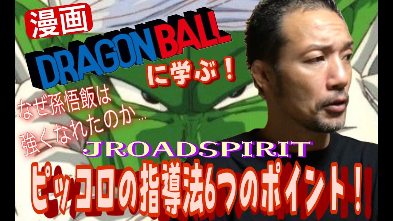 Jroadspirit ピッコロ大魔王の指導法が凄すぎる!〜漫画dragon Ball🐉に学ぶ6つのポイント〜孫悟飯は何故強くなれたのか
