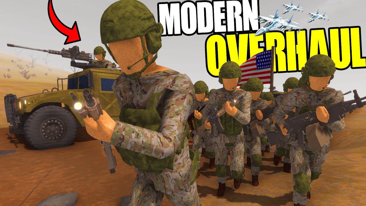 New MODERN MILITARY Battle Simulator OVERHAUL is Incredible! - YouTube