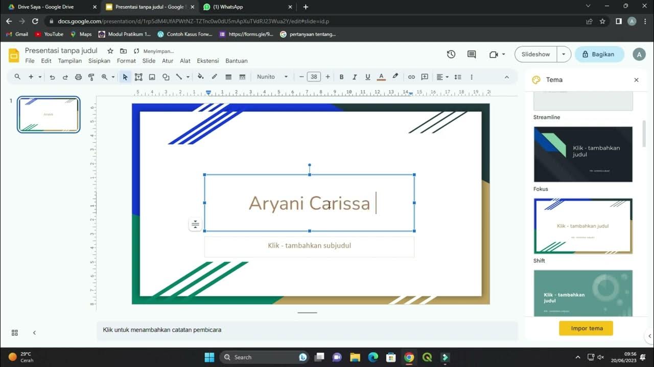 Tutorial Mengguanakan google.doc,slides , dan google form - YouTube