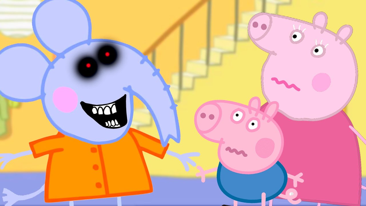 Peppa Pig Cursed Episodes! Peppa Horror! The Ghost in the House - YouTube