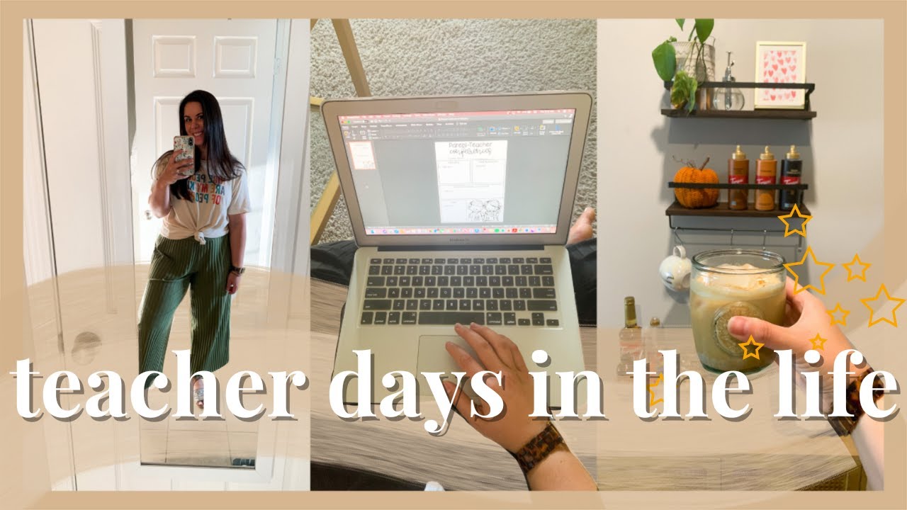DAYS IN THE LIFE AS A TEACHER | parent teacher conference prep ...