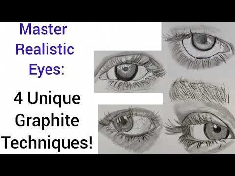 Mastering Realistic Eye Drawing: 4 Unique Perspectives with Graphite ...