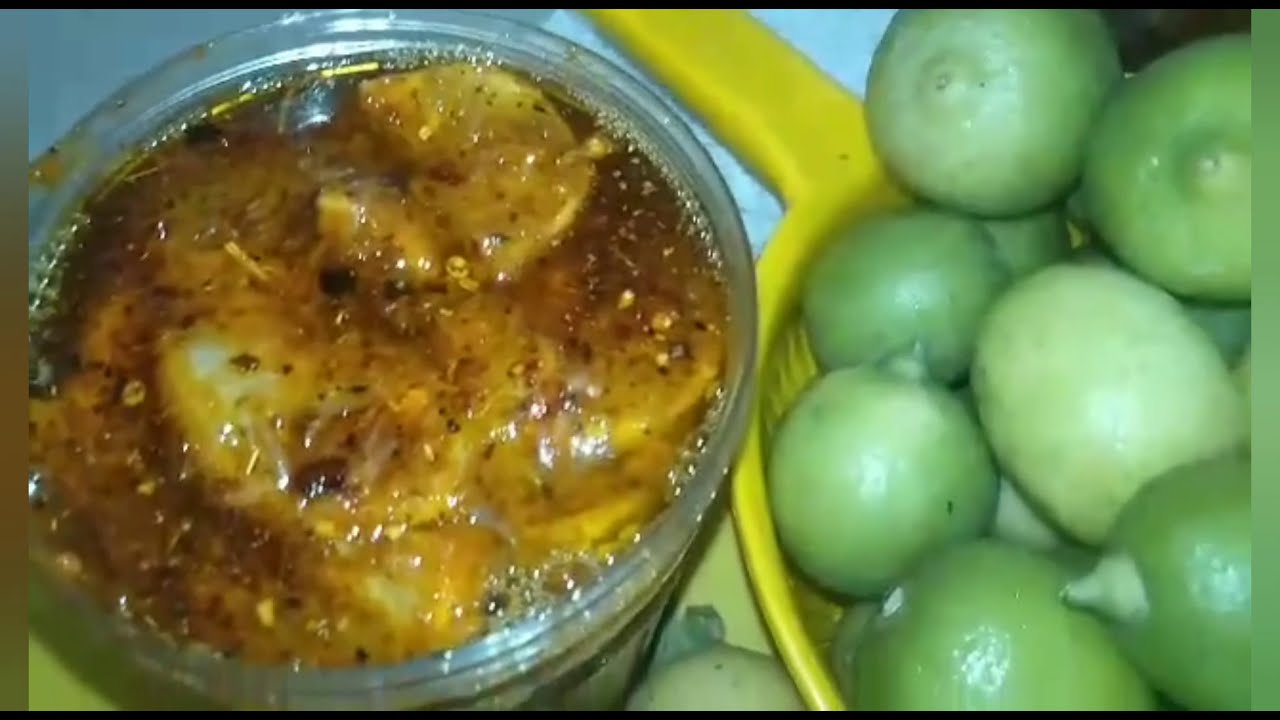 লেবুর আচার তৈরীর রেসিপি (Lemon Achar Recipe) - YouTube