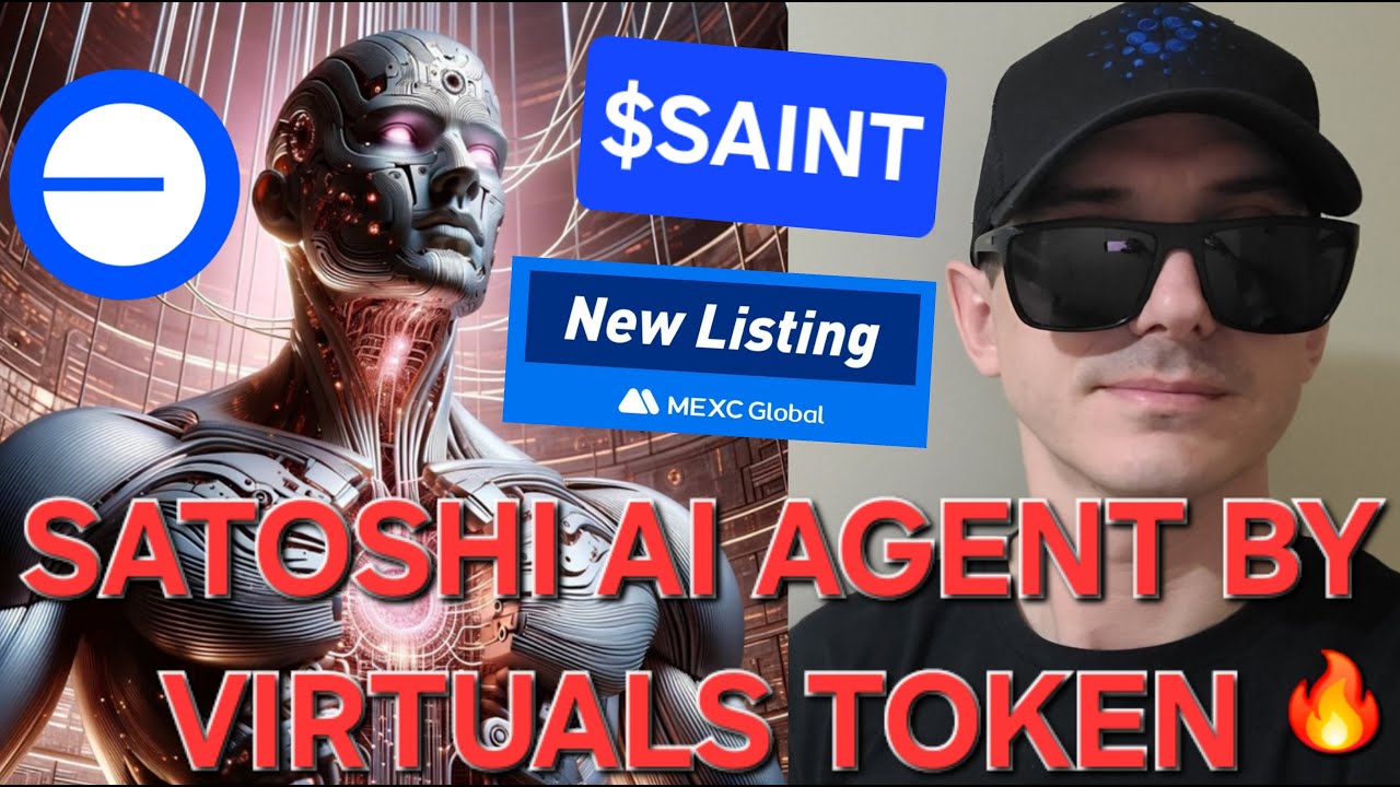 $SAINT - SATOSHI AI AGENT BY VIRTUALS TOKEN CRYPTO COIN HOW TO BUY SAINT BASE MEXC GLOBAL ...