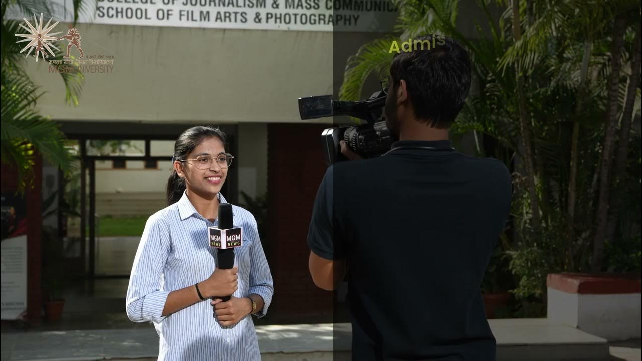 College of Journalism & Mass Communication | Admissions Open 2025-26 | MGM University - YouTube
