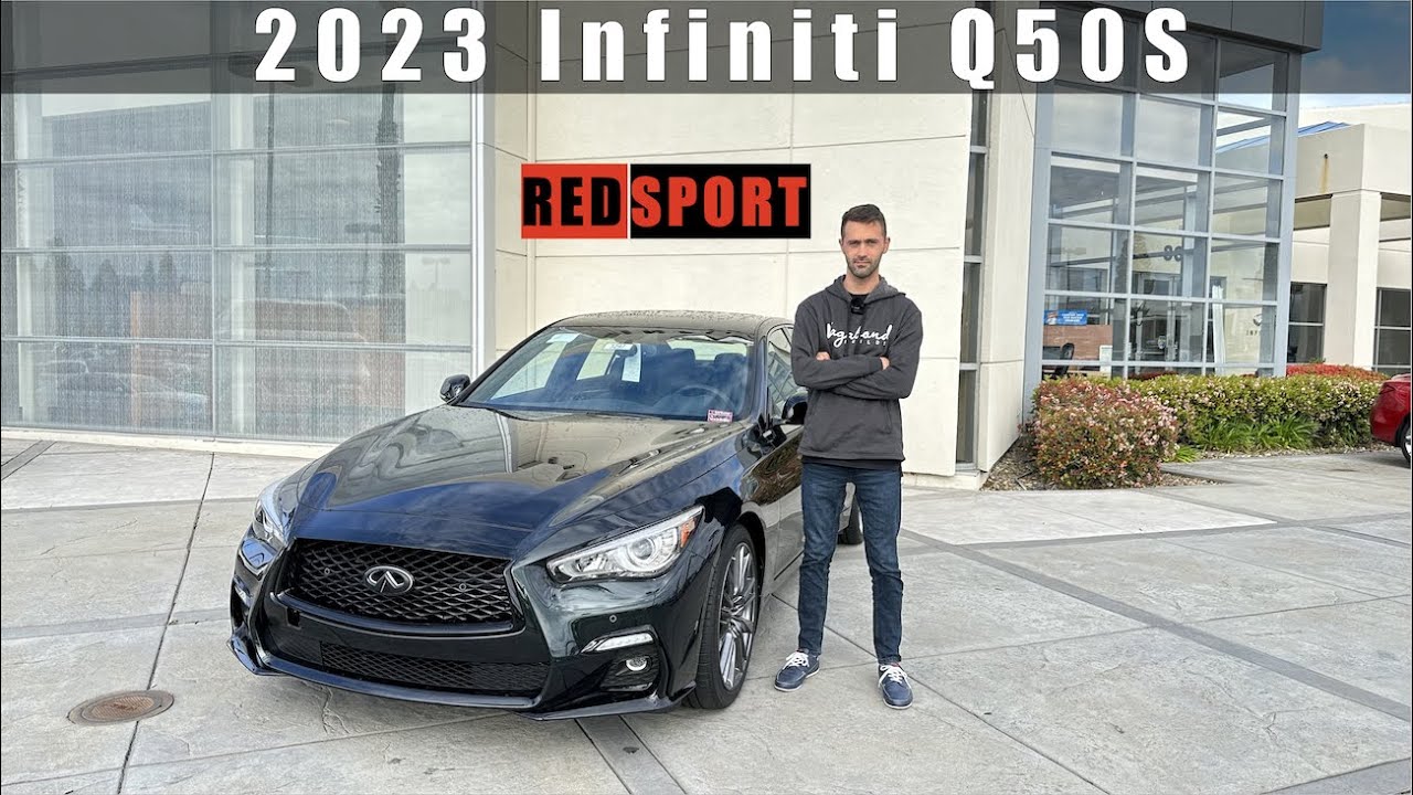 2023 Infiniti Q50 RWD 400 Red Sport - YouTube