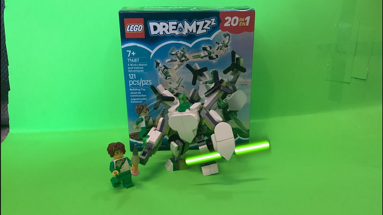 Lego set 71487 Z-blobs robot and the adventure vehicle set - YouTube