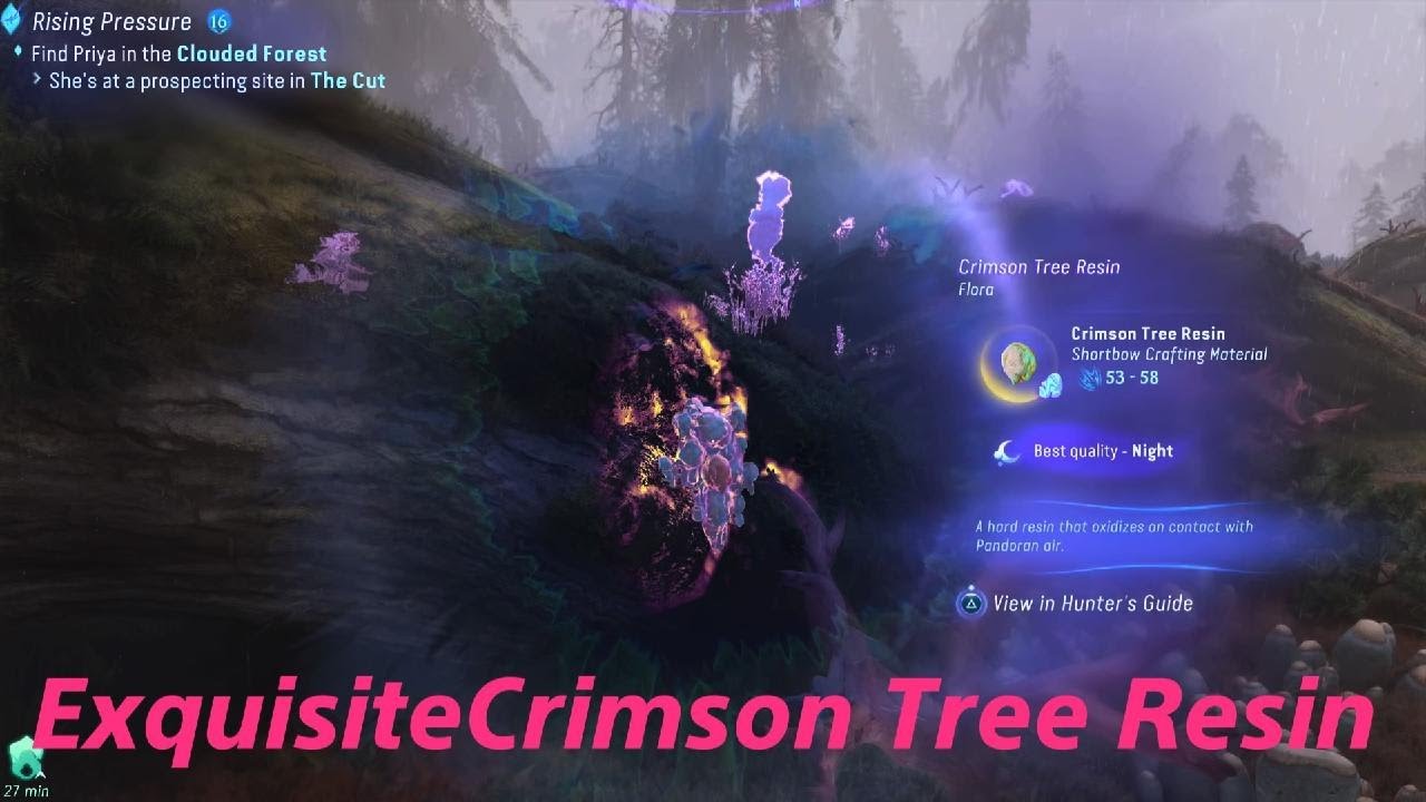 Avatar: Frontiers of Pandora_ Exquisite Crimson Tree Resin Location ...