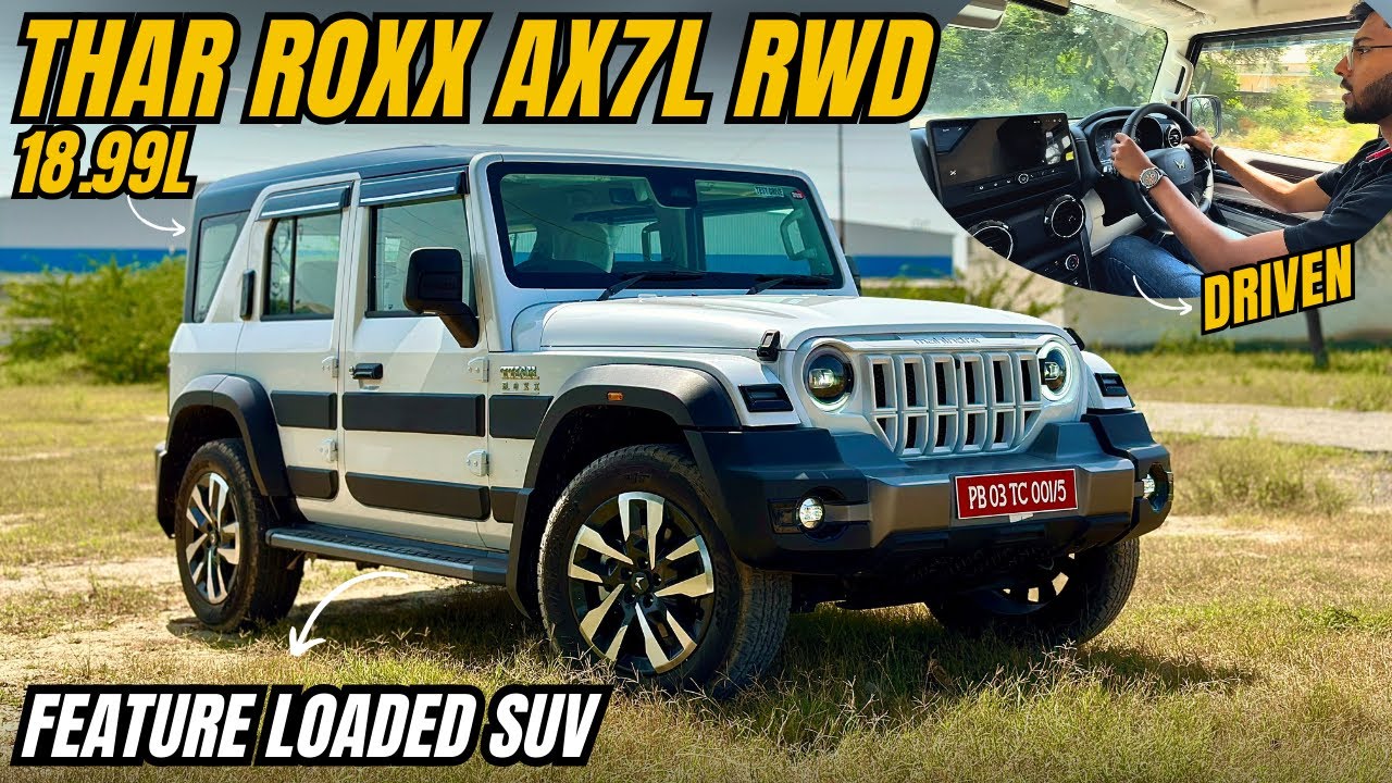 Mahindra Thar Roxx AX7L RWD 2024 Diesel Manual Top Model - Feature ...