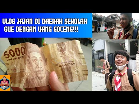 JAJAN DENGAN UANG GOCENG! LAH KOK BISA? #VLOGSTREETFOOD - YouTube