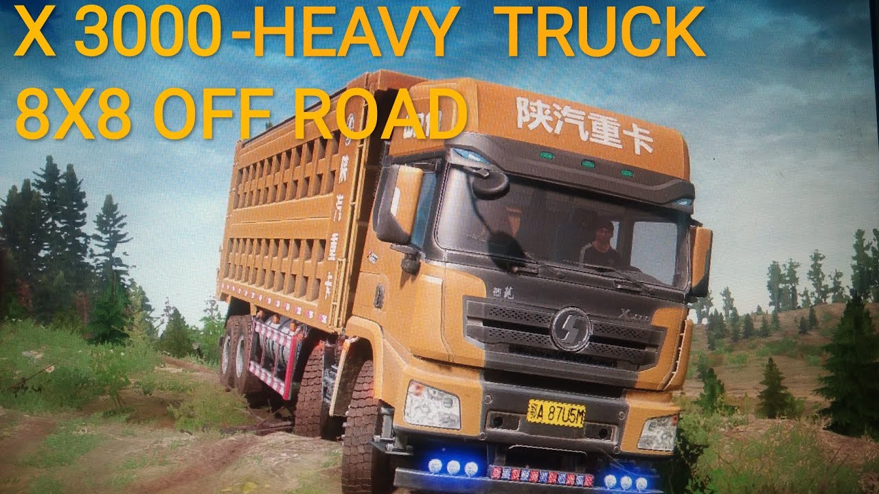 Off Road Truck Simulator#8x8 Off Road#X3000 Heavy Truck Drive #new # ...