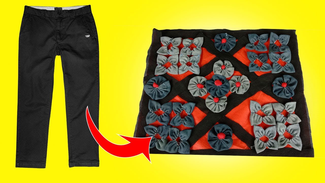 Papos Banano Design | Make Stylish Doormat With jeans & Cloth.ঘরেই তৈরি ...