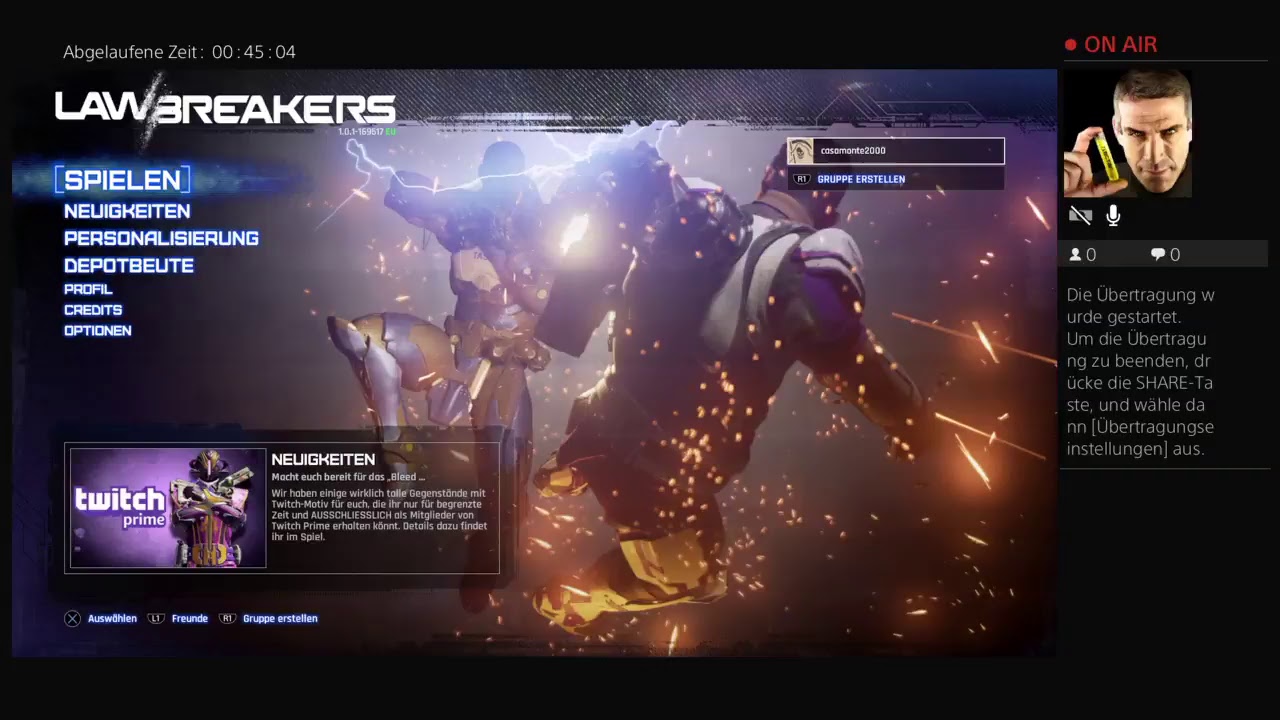 PS4-Live-Übertragung LawBreakers - YouTube