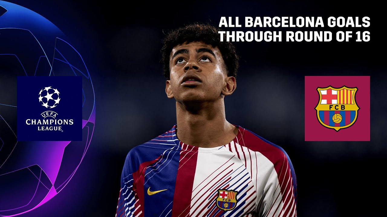 EVERY FC Barcelona goal through the Round of 16 (Champions League 2023 ...