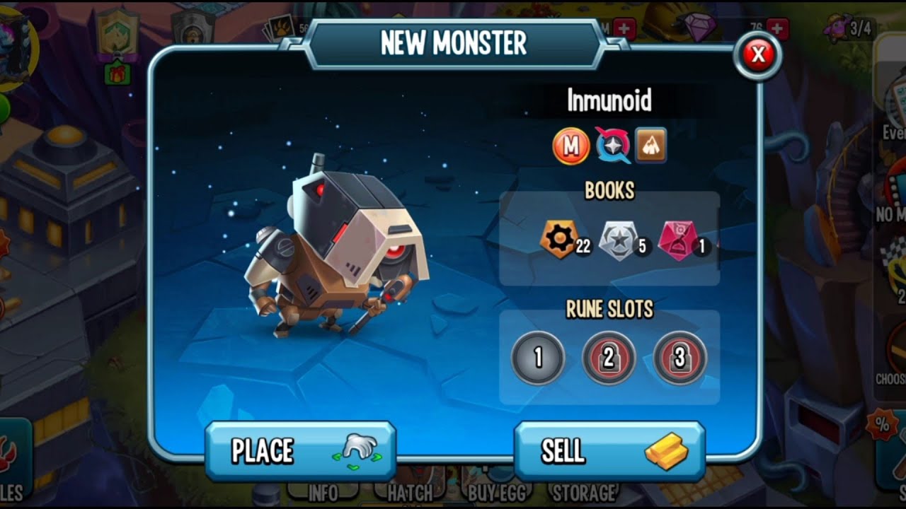 Finnally Hatch Inmunoid New multiplayer Monster 😍 Monster legends in ...