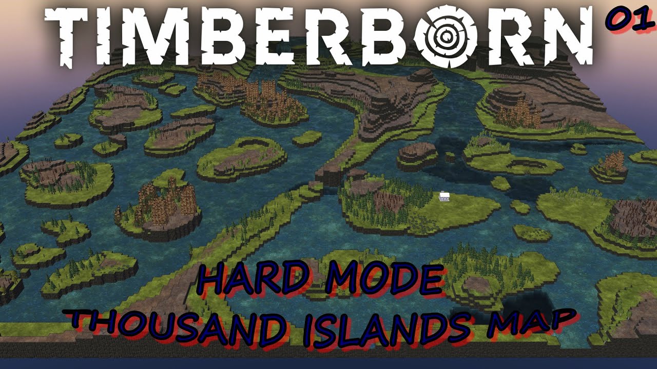 Timberborn / Thousand Islands Map / Hard Mode / 01 - YouTube