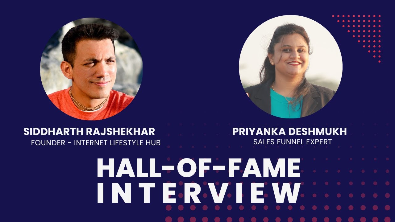 Hall-Of-Fame Interview By Siddharth Rajshekhar - YouTube