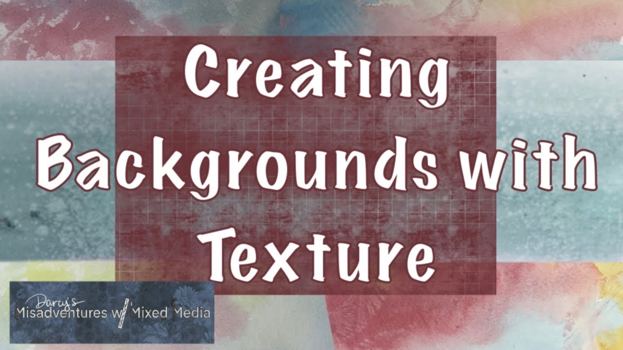 Creating Backgrounds with Texture - YouTube