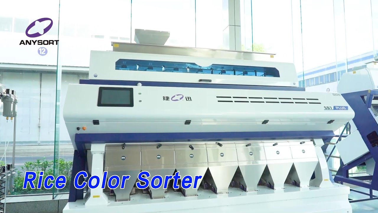 Visual Sorting Rice Color Sorter High Frequency For Broken Rice - YouTube