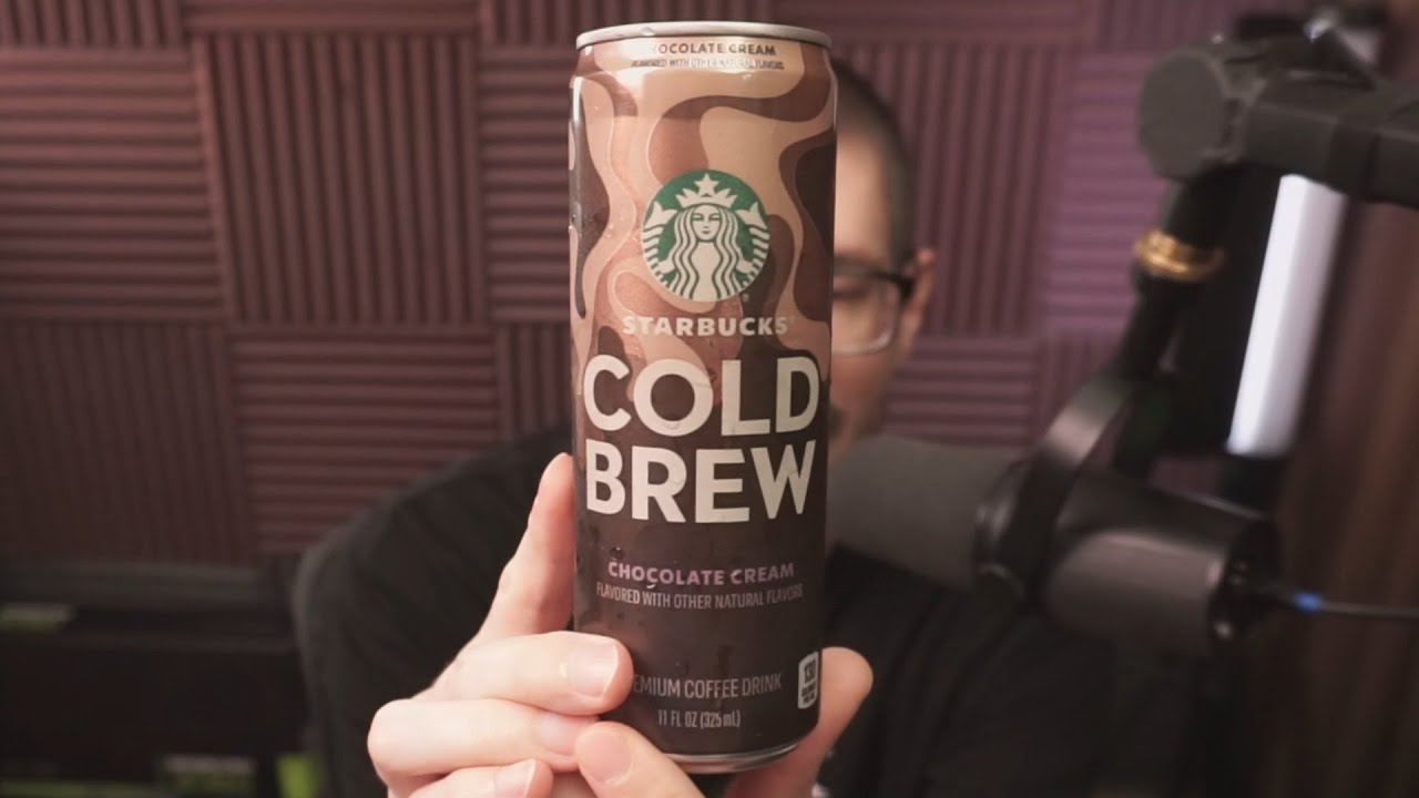 Starbucks Cold Brew Chocolate Cream Coffee Drink Overview - YouTube